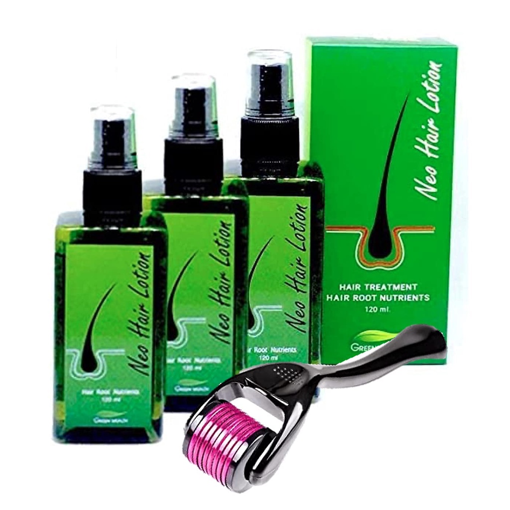 Neo Hair Lotion 120ml Hair Treatment Hair Root nutrients (120Ml x 3 ...