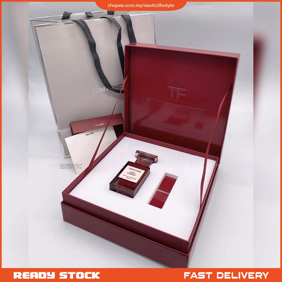 Tom Ford Lost Cherry 2 In 1 Red Box Gift Set Eau De Parfum EDP For ...