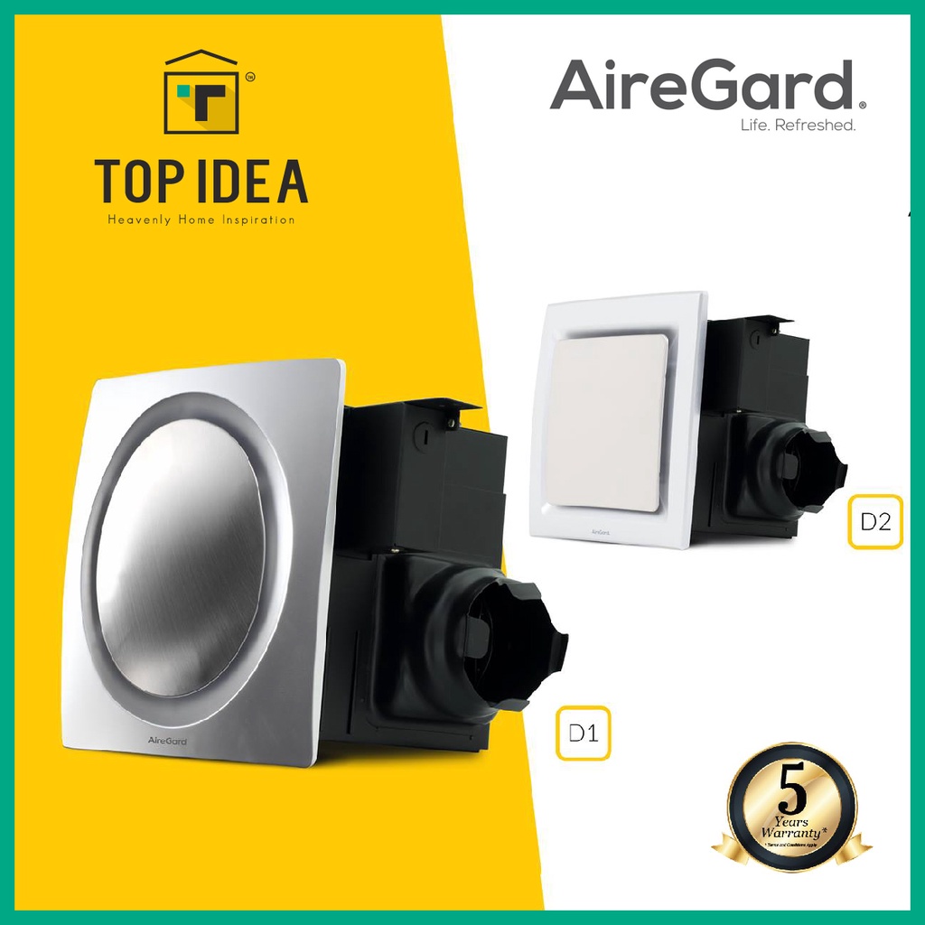AireGard AS-9020 Exhaust Fan Ventilator 30x30 | Silent Series | Dual ...