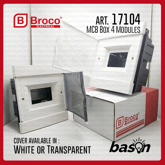 Broco MCB Box 17104 - 4 Group Inbow MCB Box - MCB Panel Flush Mount ...