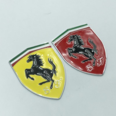 1 x Metal SF Horse Logo Car Auto Decorative Emblem Badge Sticker Decal ...