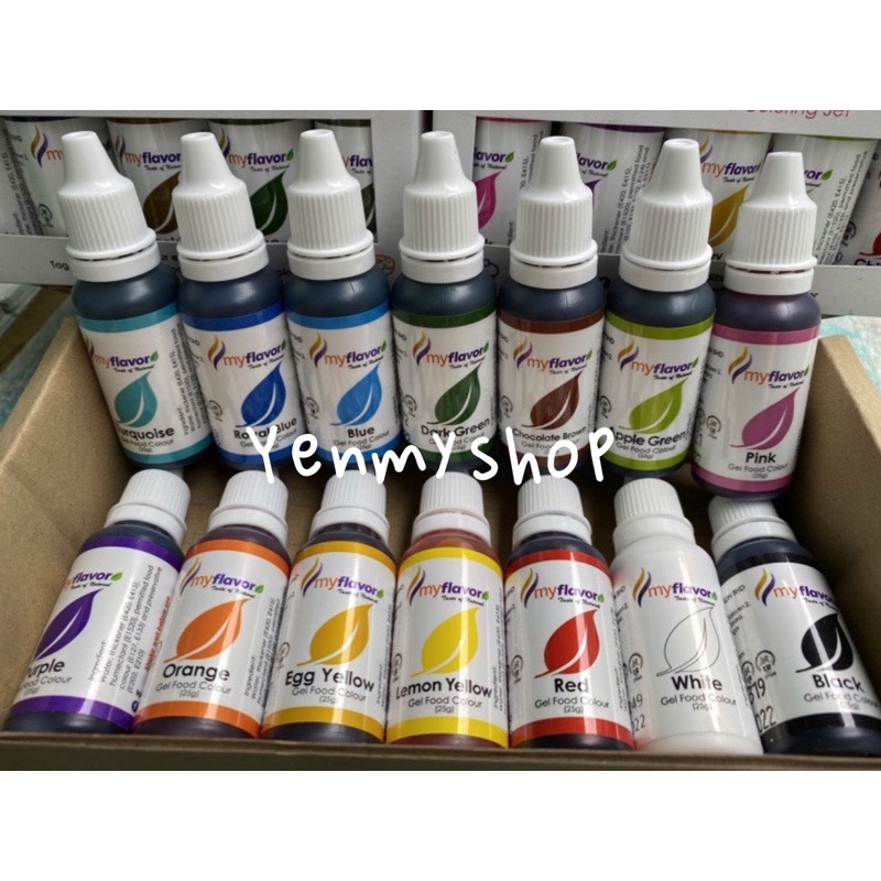 My Flavor Food Coloring My Flavour Gel Based Edible Food Colouring ...