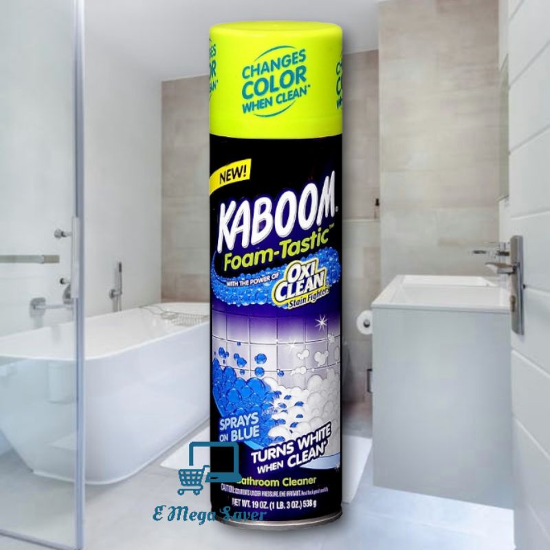 🇺🇲Kaboom Foam Tastic Bathroom Cleaner with OxiClean Fresh Scent 538g ...
