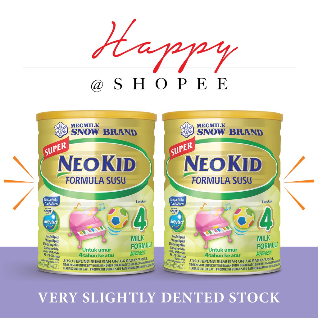 Snow Brand Super Neo Kid-Plus Step 4 Growing-Up Milk Formula (Dented ...