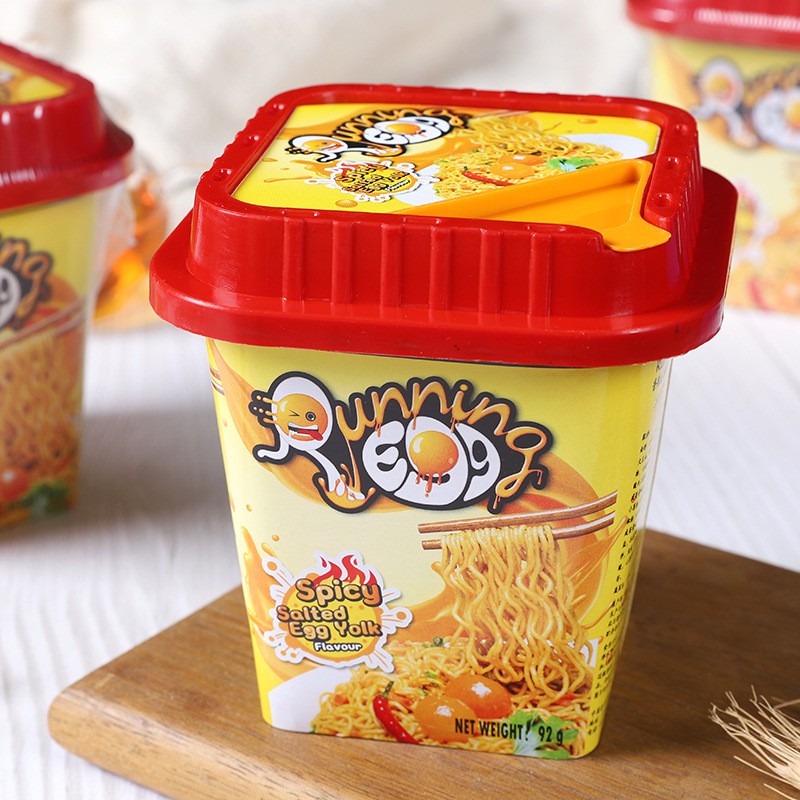 RUNNING EGG Noodles with spicy salted egg yolk flavor⁠ | Shopee Malaysia