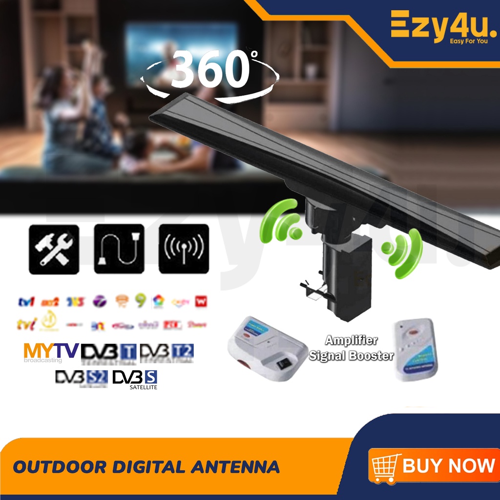 10 Meter Outdoor Digital Antenna for HDTV MYTV Malaysia UHF Reception ...