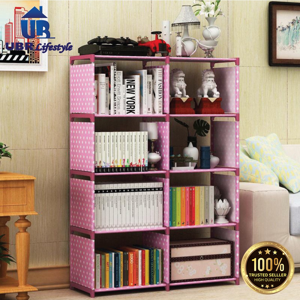 FlexC Double Storage Rack with 8 Compartment | Shopee Malaysia