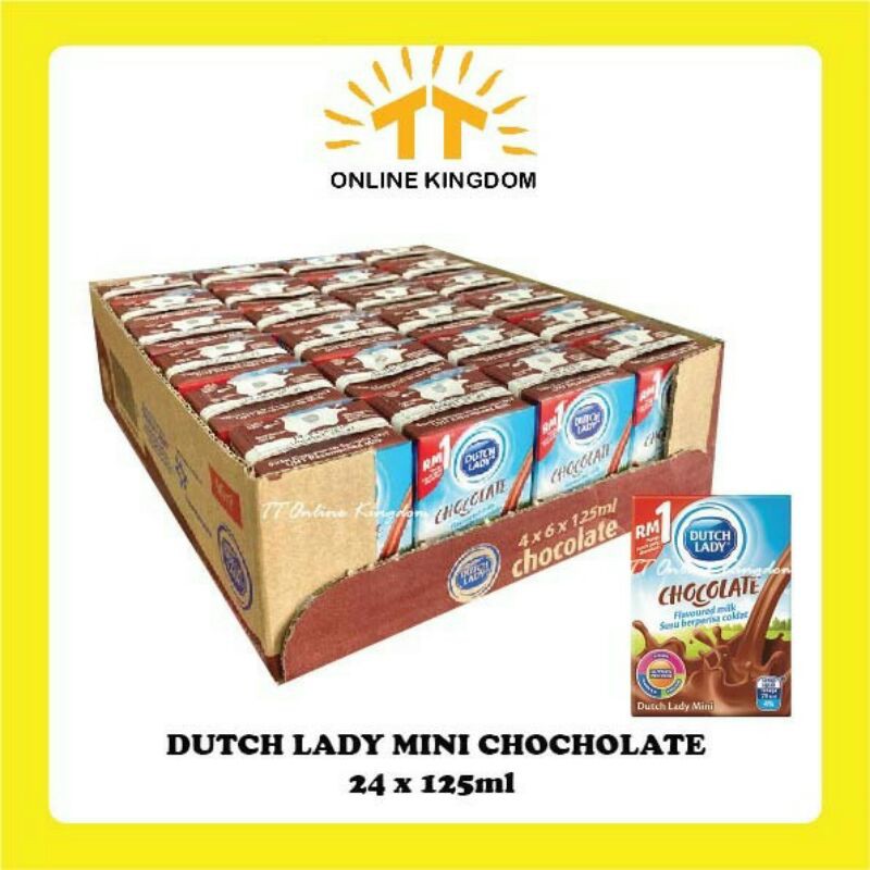 Dutch Lady Mini Chocolate 24x125ml | Shopee Malaysia
