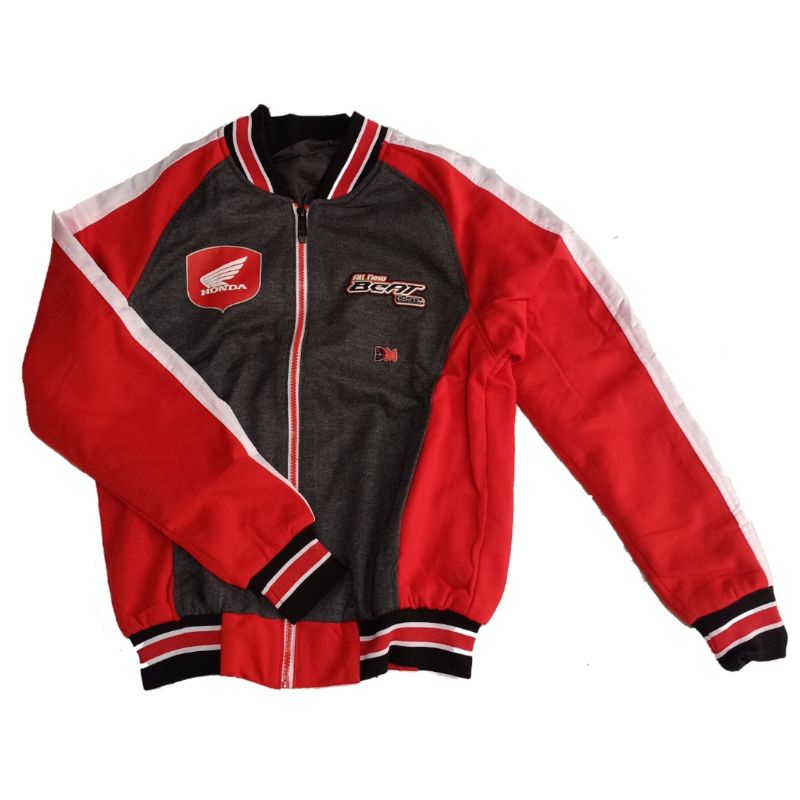 MERAH Jacket Jacket Honda Beat seris series Red Color Combination all ...