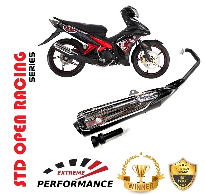 LC135 V2 V3 V4 V5 V6 Exhaust Standard Open Racing Yamaha EPOWER BERANG Ekzos Std 135LC LC ...