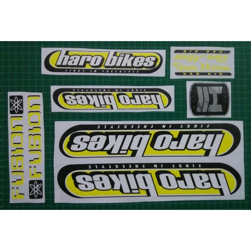 BMX Haro Bikes Dave Mirra Haro Backtrail Decal Transparent Sticker Haro ...
