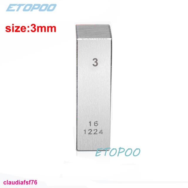 1mm 2mm 3mm 4mm 5mm 6mm 7mm 8mm 9mm 10mm Precision Steel Block gauge ...