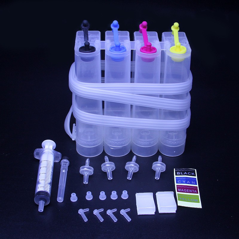 4 colour Ciss Empty External Ink tank With Accessories CISS Printer ...
