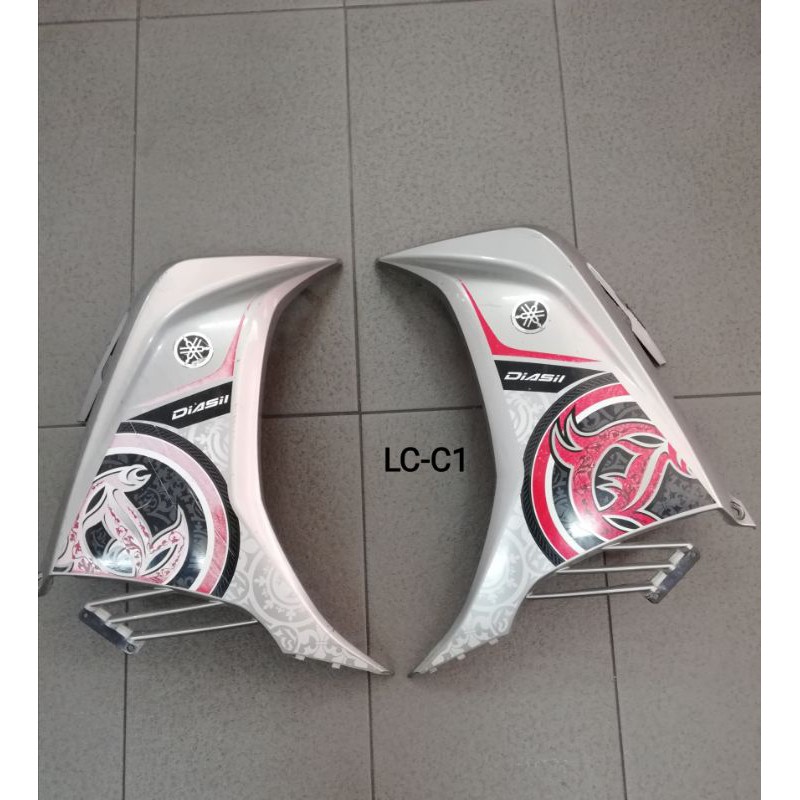 YAMAHA LC135 LEG SHIELD 1&2 SECONDHAND PART CLEARANCE | Shopee Malaysia