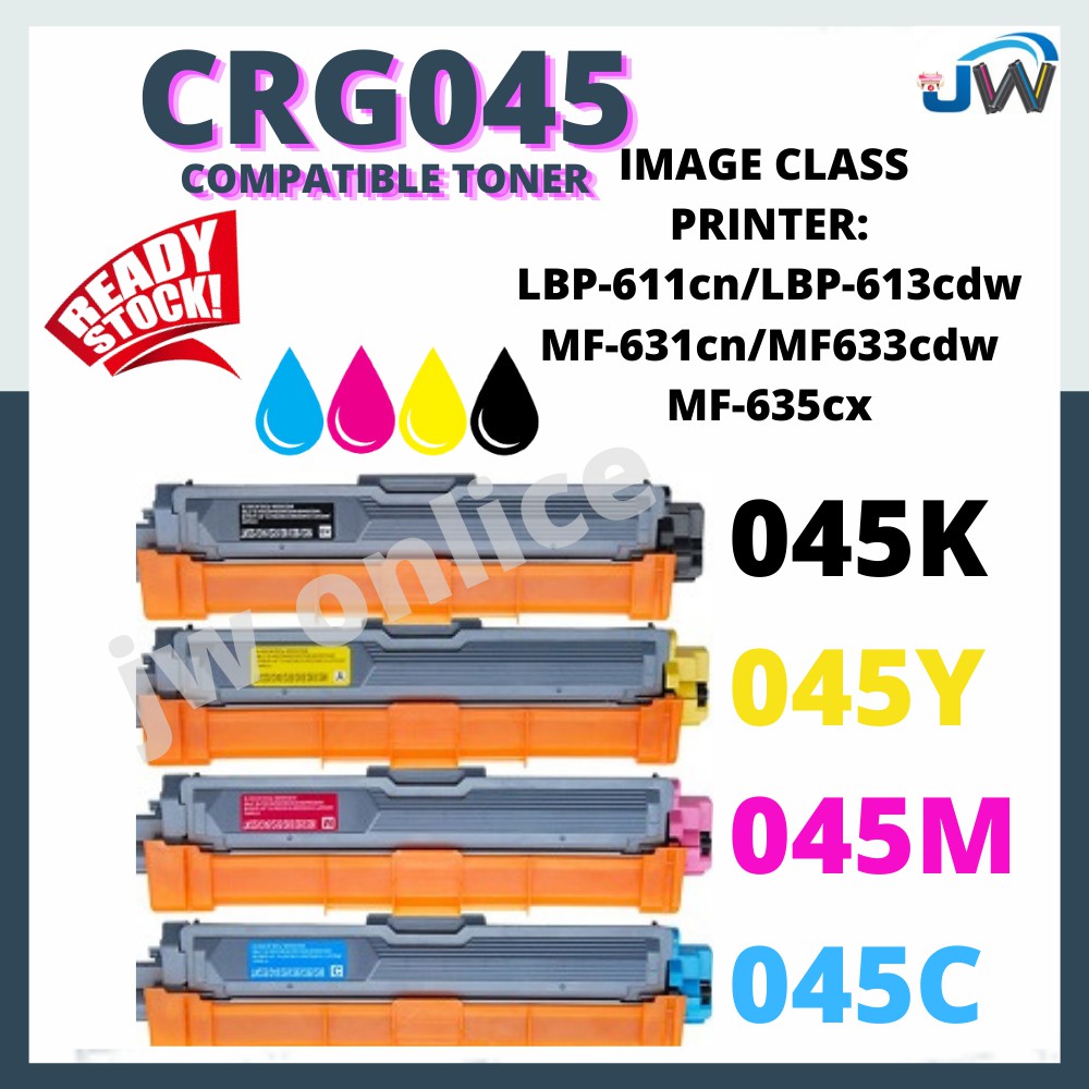 Canon Cartridge 045 Toner LBP-611cn LBP-613cdw LBP 613cdw MF-631Cn MF ...