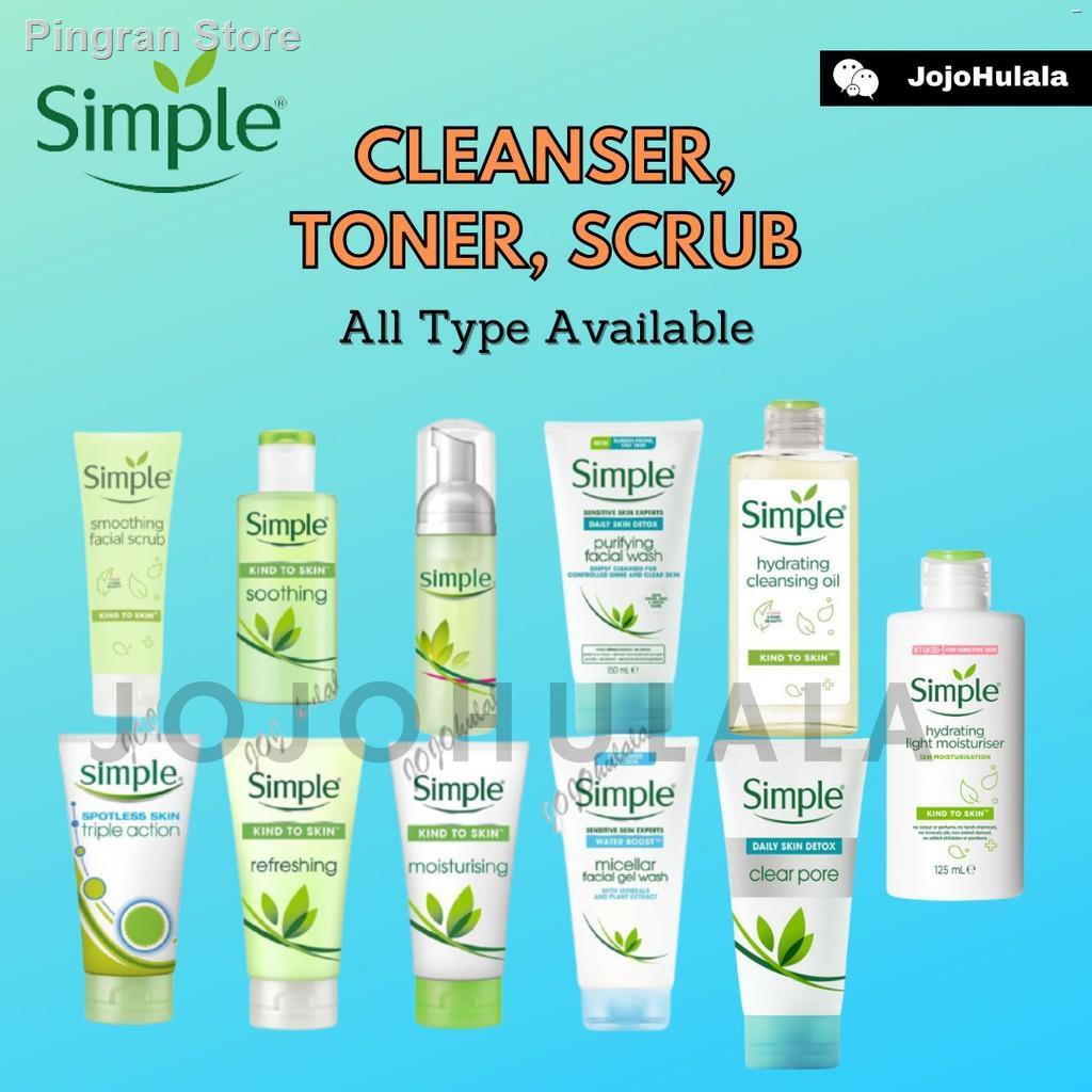 SIMPLE Soothing Facial Toner / Refreshing/Purifying/Moisturizing/Vital ...