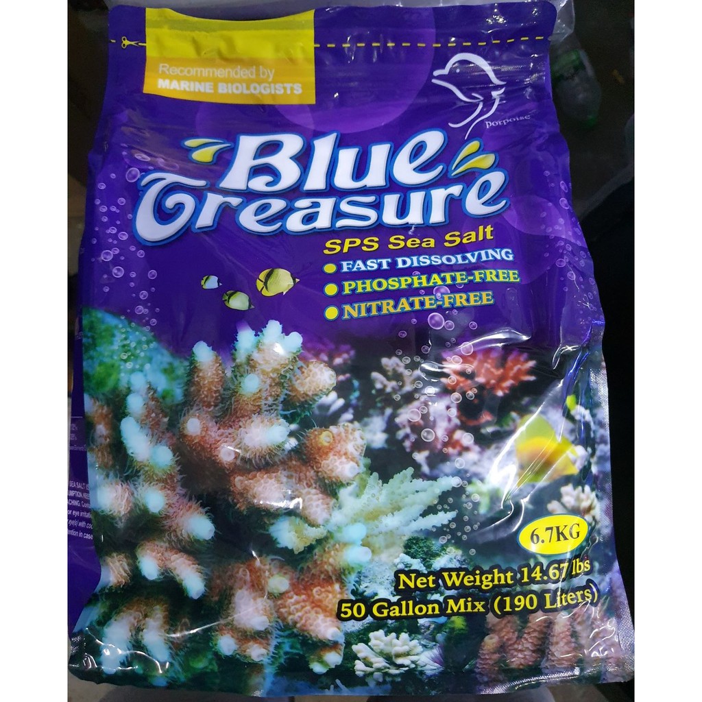 Blue Treasure SPS Sea Salt 6.7 kg For Saltwater Aquarium | Shopee Malaysia