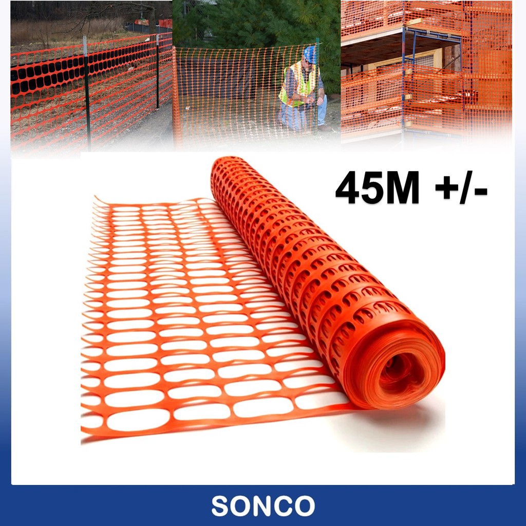 45 Meter +/- SAFETY NETTING / REFLECTIVE PLASTIC SAFETY CONSTRUCTION ...