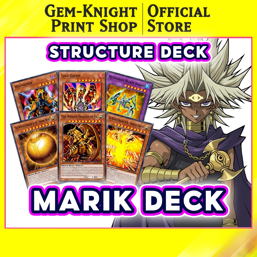 [Printed Cards] Yugioh Deck - Marik Ishtar Deck (Yami Marik) | Shopee ...