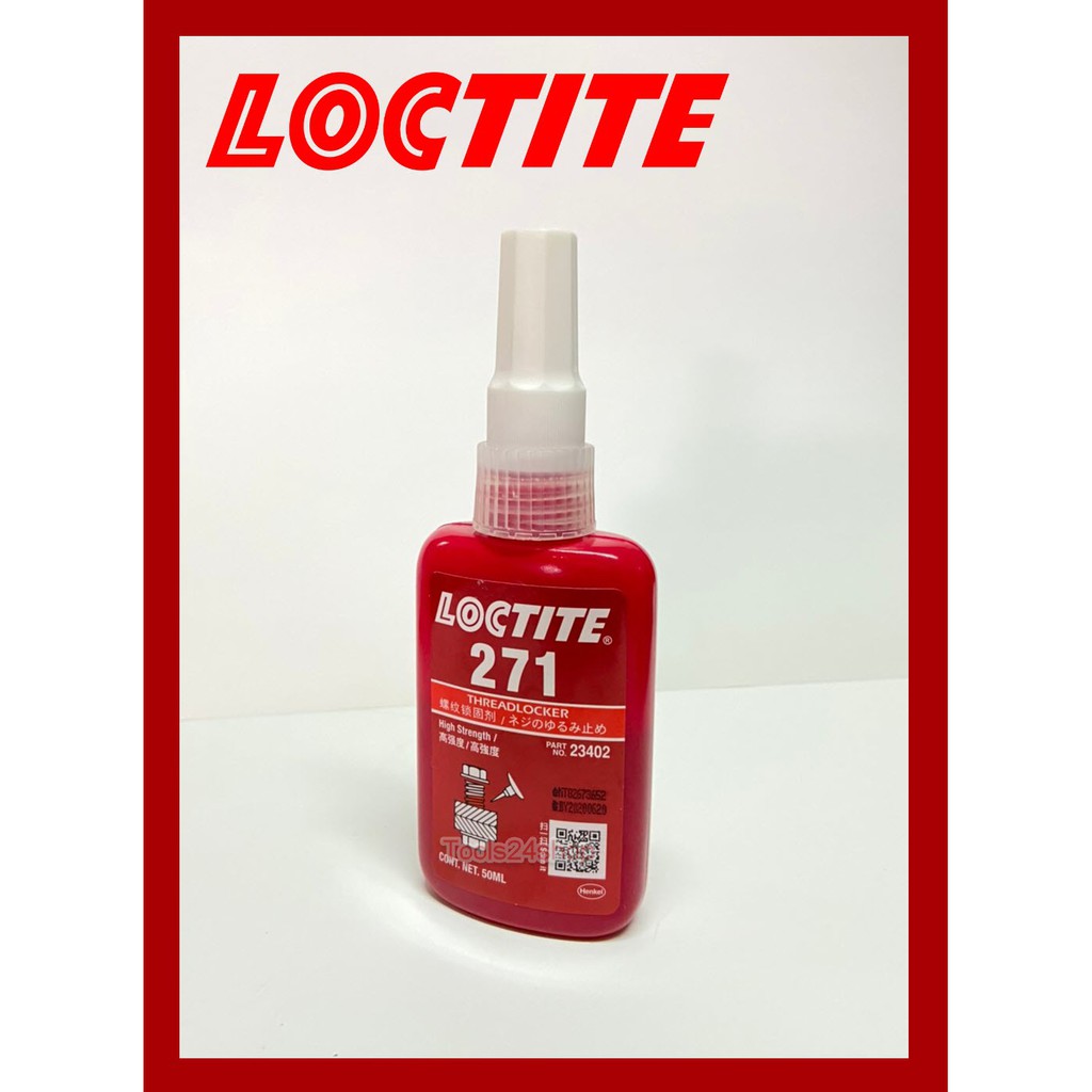 LOCTITE Screw Locking Glue 243tm Red 50mlloctite THREADLOCKER HIGH ...