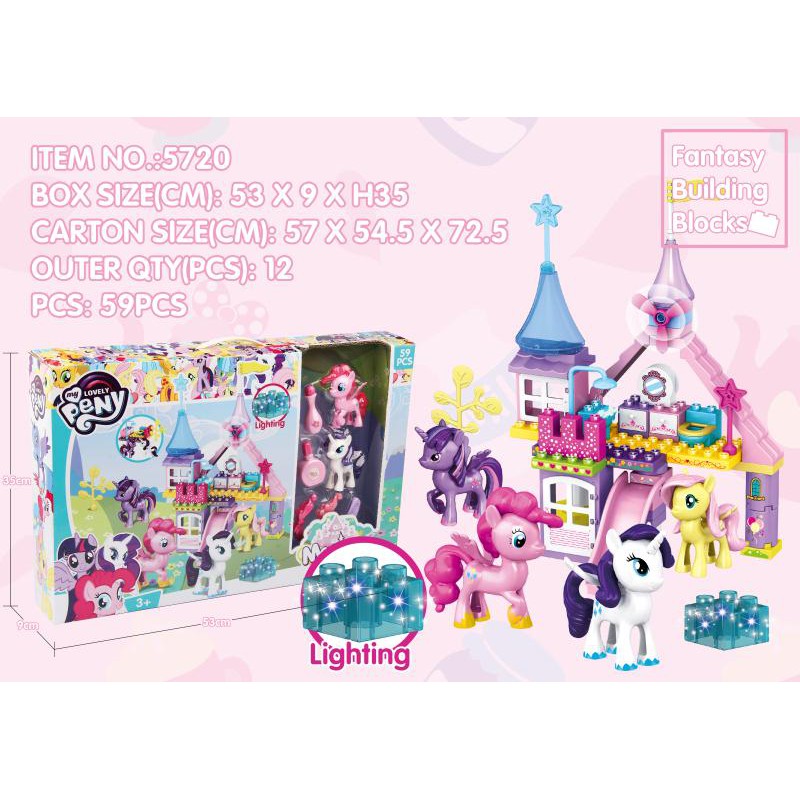My little Pony Fantasy Building blocks with 59pcs 💥Ready Stock💥 ...