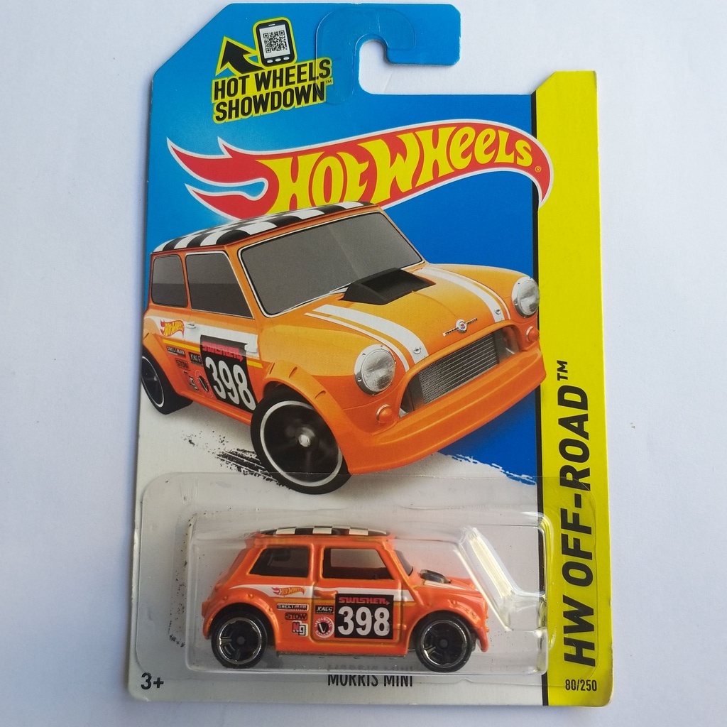 Hot Wheels Morris Mini | HW OFF-ROAD | Orange | 1:64 Scale | Morris ...