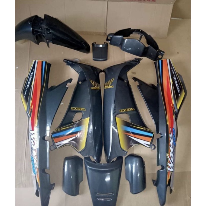 Honda wave 100 coverset Thailook ( Grey IG ) | Shopee Malaysia