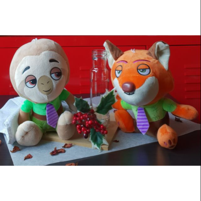 Zootopia Flash and Nick Plush Toys | Shopee Malaysia