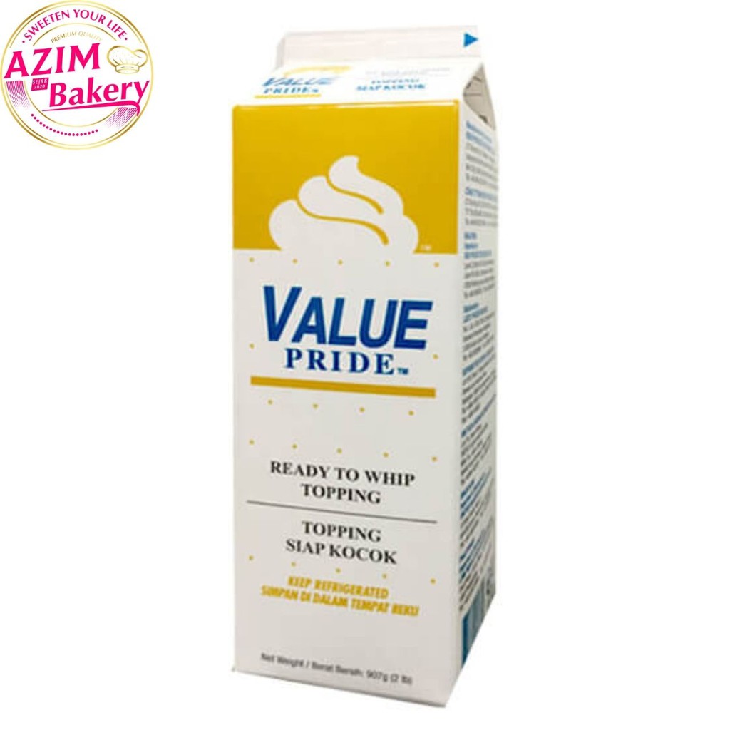 (NO COD,ONLY ONLINE PAYMENT)Value Pride Ready To Whip Topping Cream ...