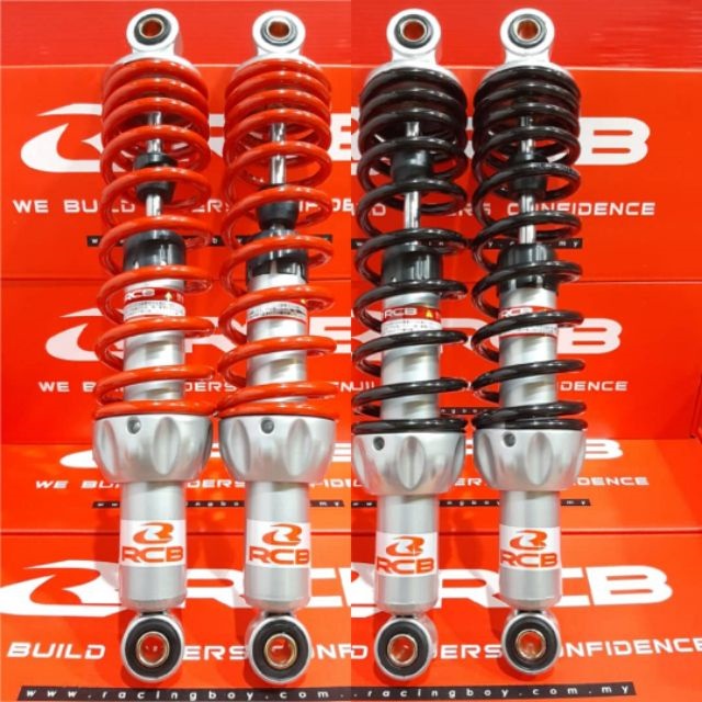 RCB MODENAS KRISS A2 ABSORBER 310MM (BLACK / RED) KRISS ADJUSTABLE GAS ...