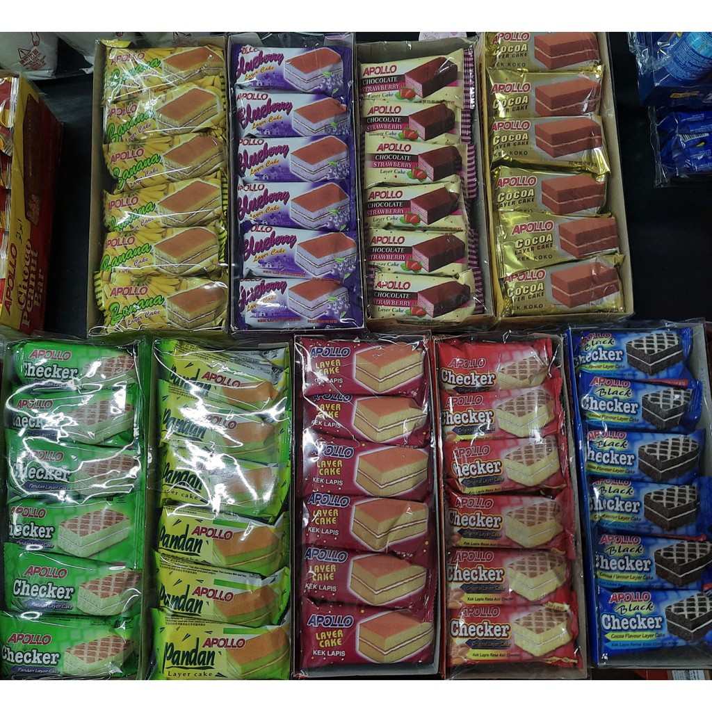 Apollo Layer Cake (18g x 24pcs)(9 Flavours) | Shopee Malaysia