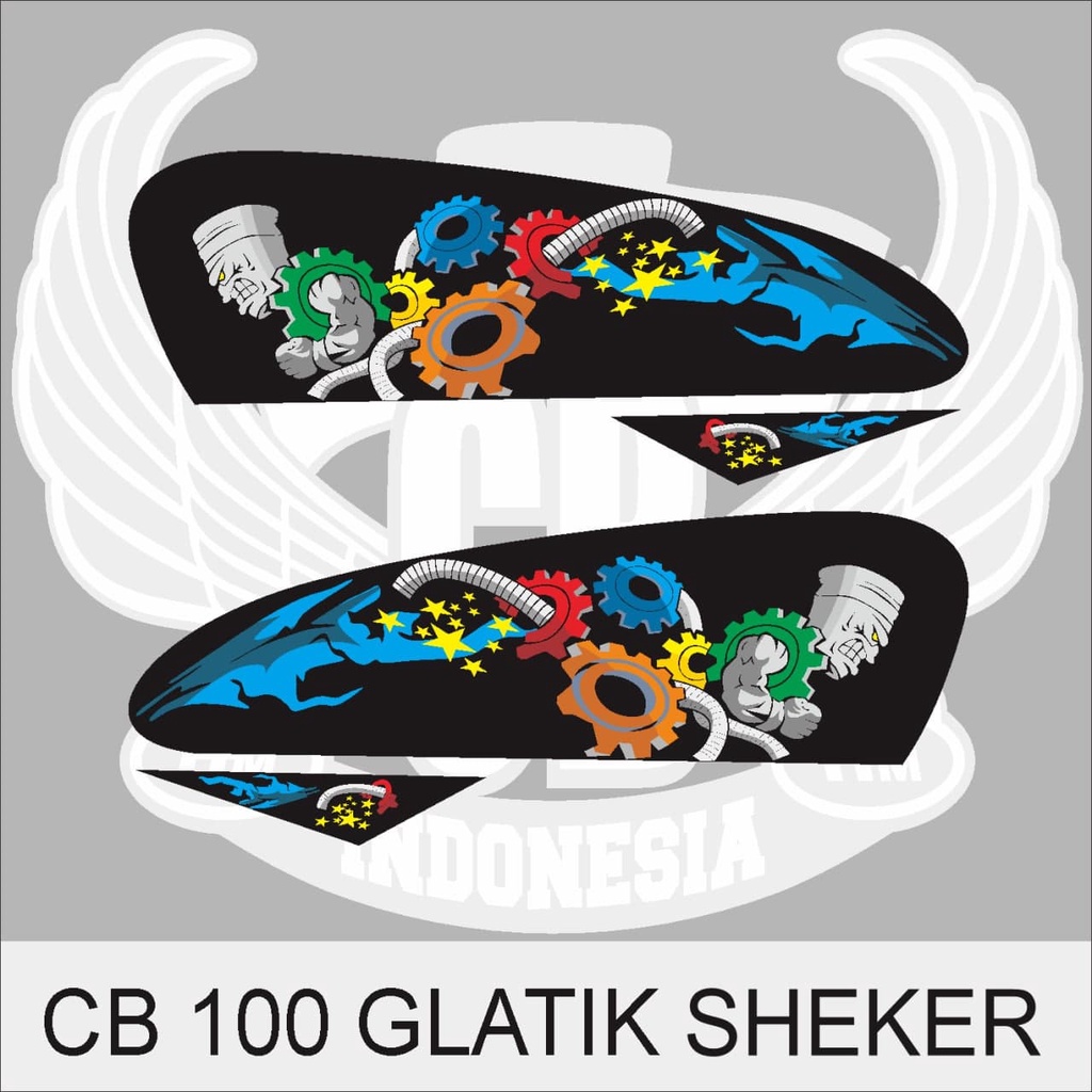 Sticker STRIPING HONDA CB 100 GLATIK SHEKER | Shopee Malaysia