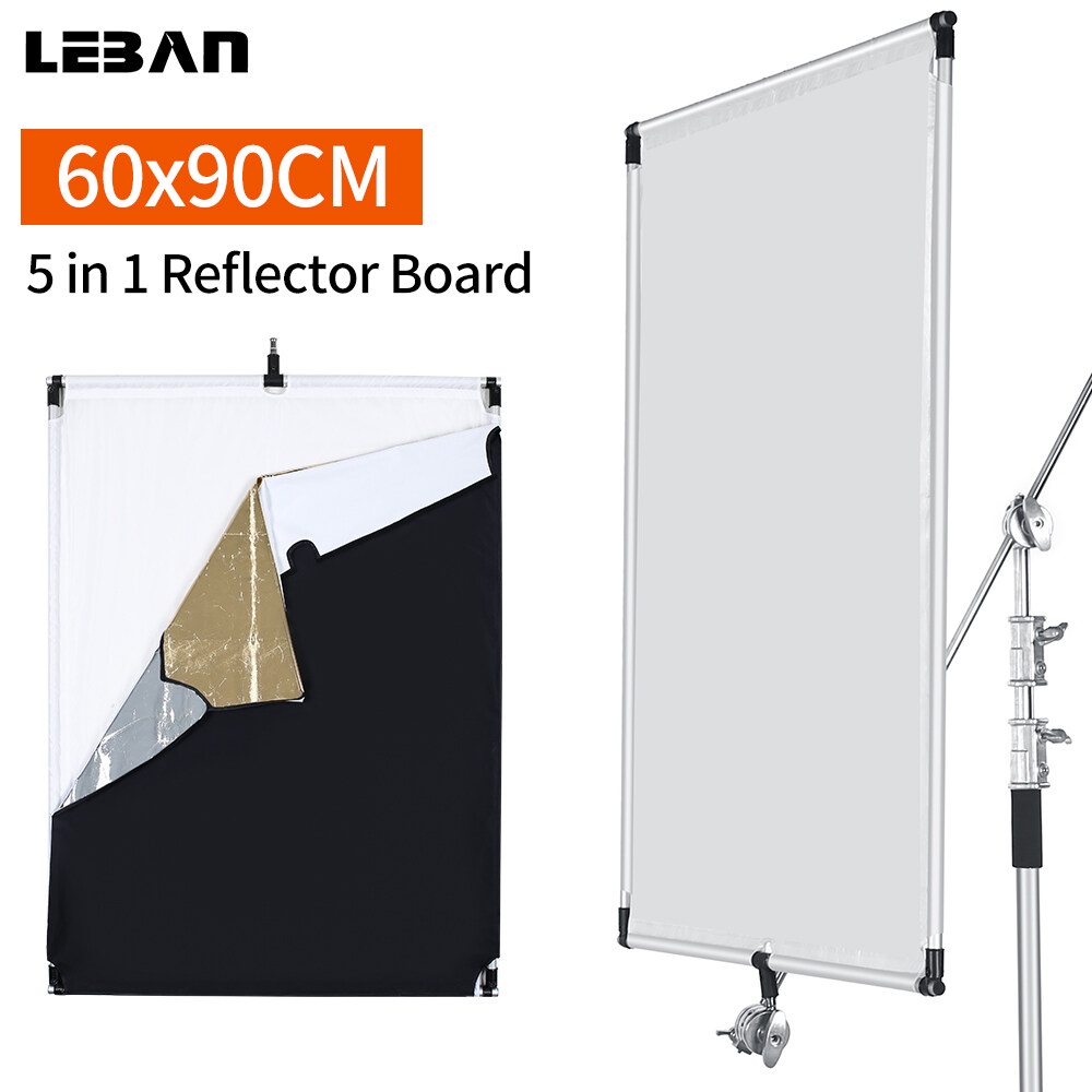 60x90cm Sun Scrim Aluminum Alloy Frame Large 5in1 Black Silver Gold ...