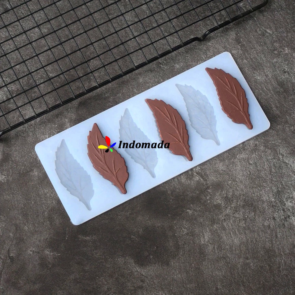 Indomada 6 Leaf Chocolate Fence Silicone Mold Chocolate Wedding Cake ...