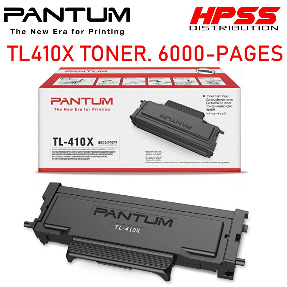 Pantum TL-410X / TL-410 Genuine Toner (TL410X Print Up To 6000 Pages ...