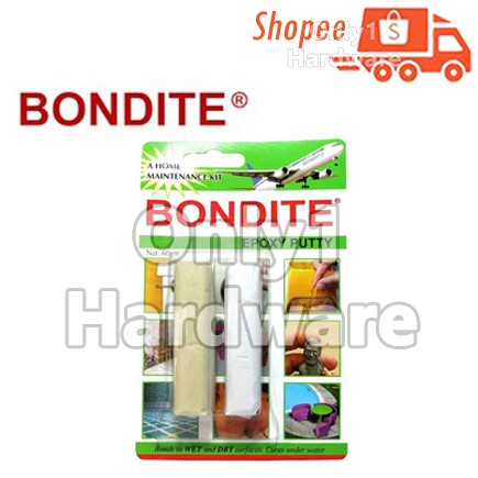 BONDITE EPOXY PUTTY ADHENSIVE MULTIPURPOSE REPAIR EPOXY PUTTY | Shopee ...