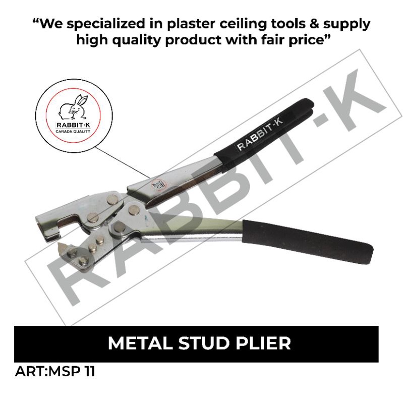 Metal Stud Plier/Metal Stud Crimper/Partition Plier/Rabbit-K Metal Stud ...