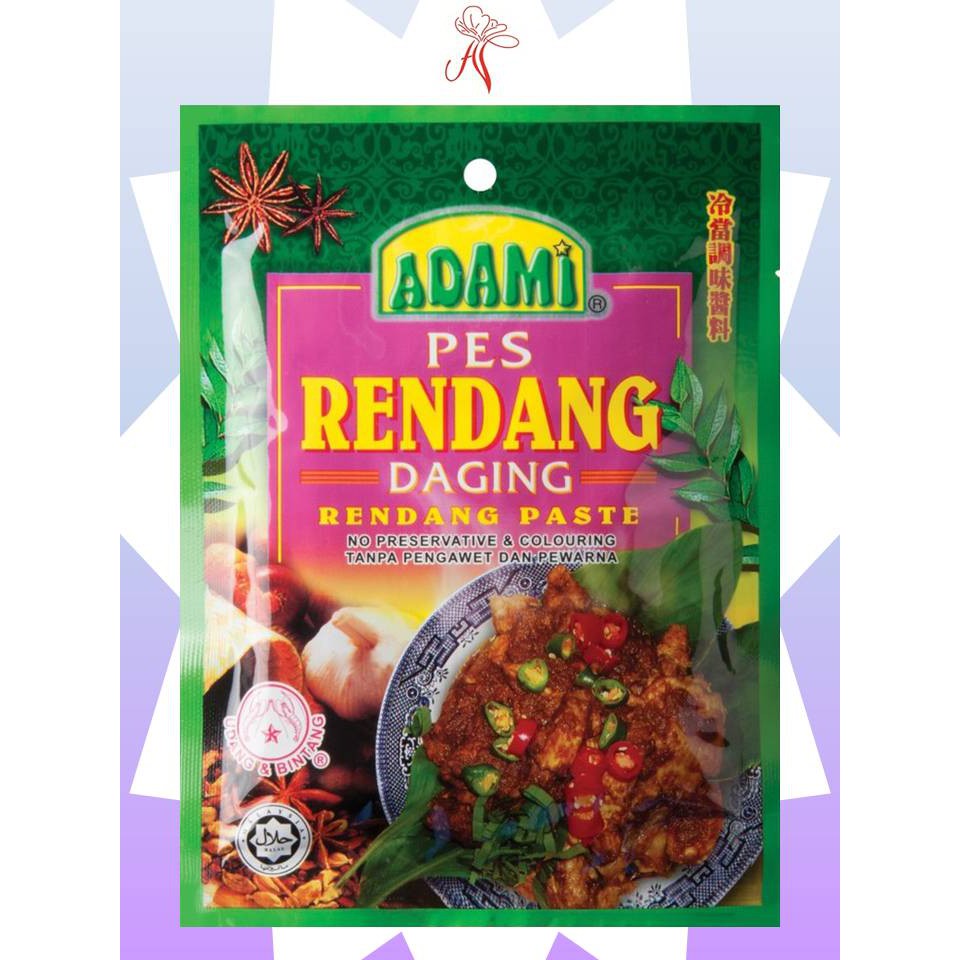 Adami Pes Rendang Daging 200G Instant Rendang Paste | Shopee Malaysia