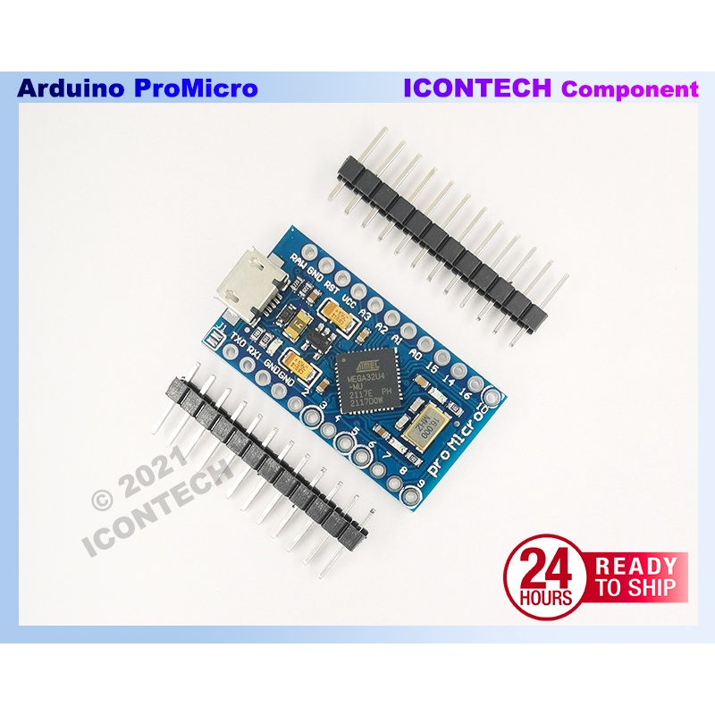ProMicro Arduino Compatible Controller Board ATmega32U4 Soldered ...