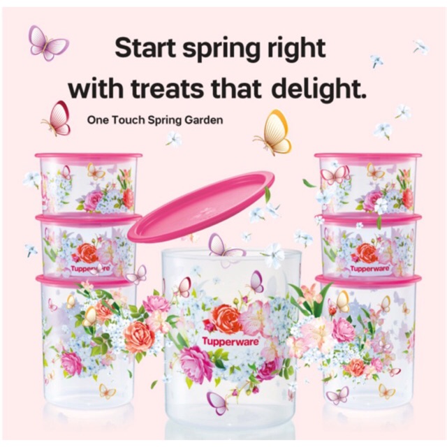 Tupperware One Touch Set (3) | Shopee Malaysia