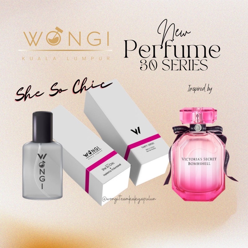 NEW 30 SERIES WONGI PARFUM EDP FOR HER / HIM INSPIRED BY INTERNATIONAL ...