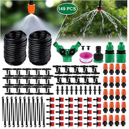 DIY Micro Drip Irrigation System Garden Watering System / Siram Air ...