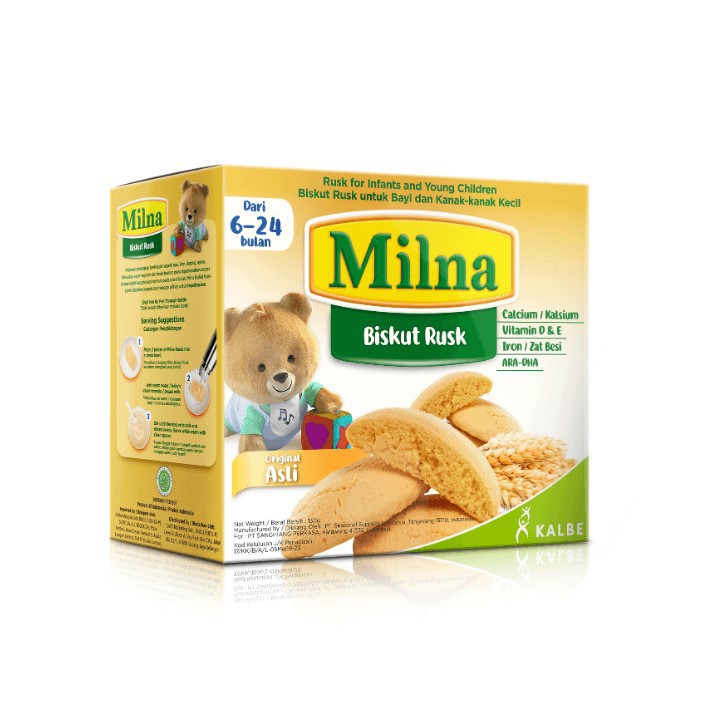 Milna Baby Rusk Original Asli 6-24Months 130G | Shopee Malaysia