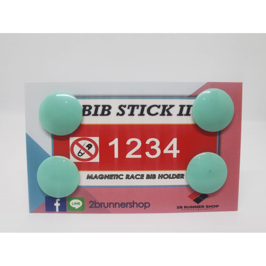 Magnetic Race Number bib STICK II => Holder (Version2) Or /bib Magnet ...