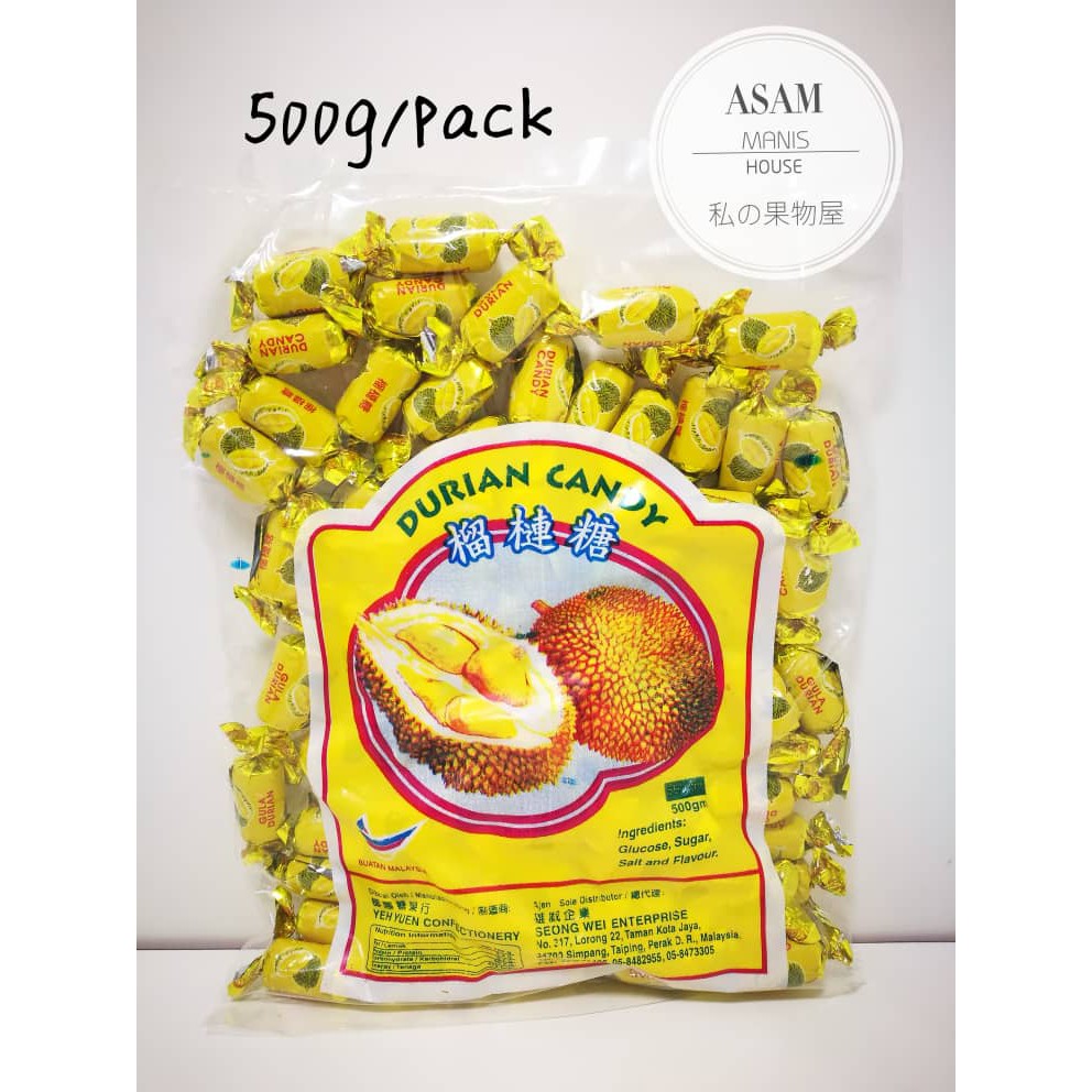 Durian Candy 榴莲糖 500g 80pcs+- | Shopee Malaysia