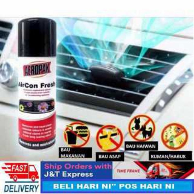 Aeropak Aircon Fresh **VIRAL** , Menghilangkan Baung Hapak , Kesegaran yang berpanjangan Ready ...