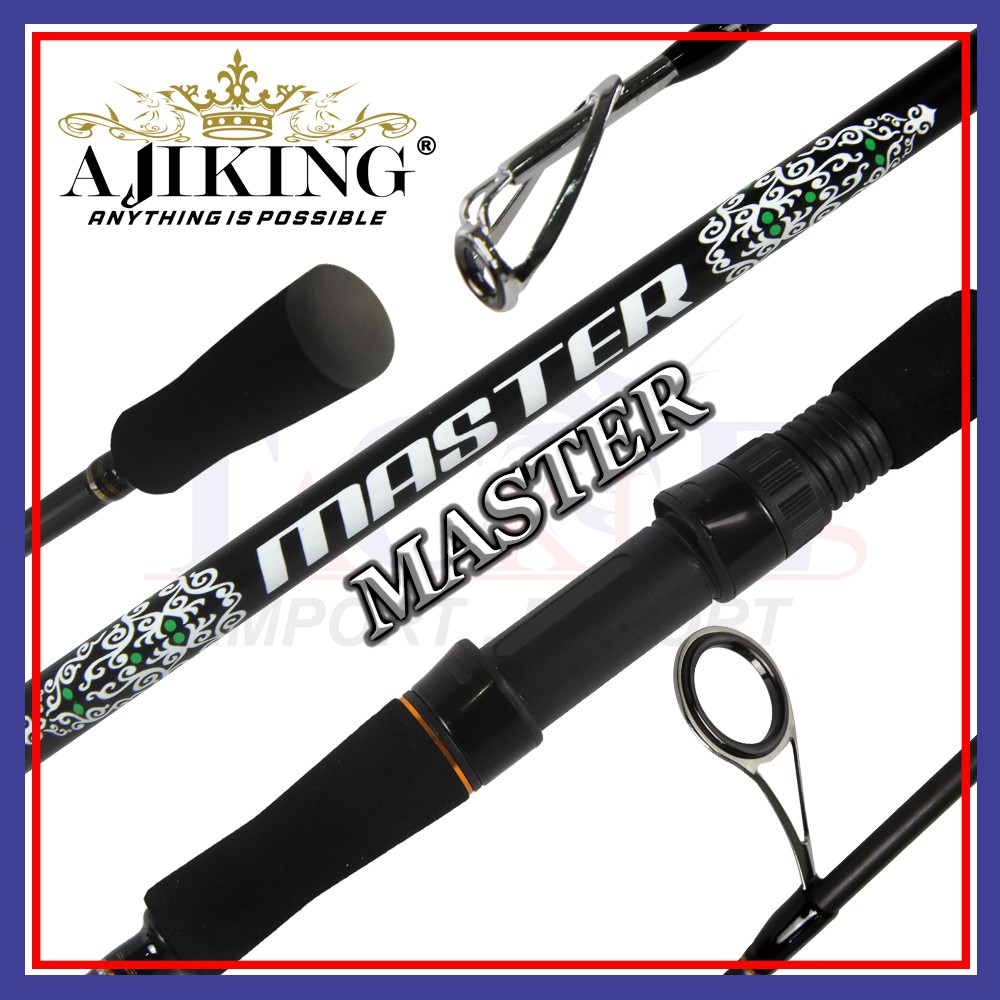 Ajiking Master Joran Pancing Spinning Rod 5'6-6'6kaki | Air Tawar ...