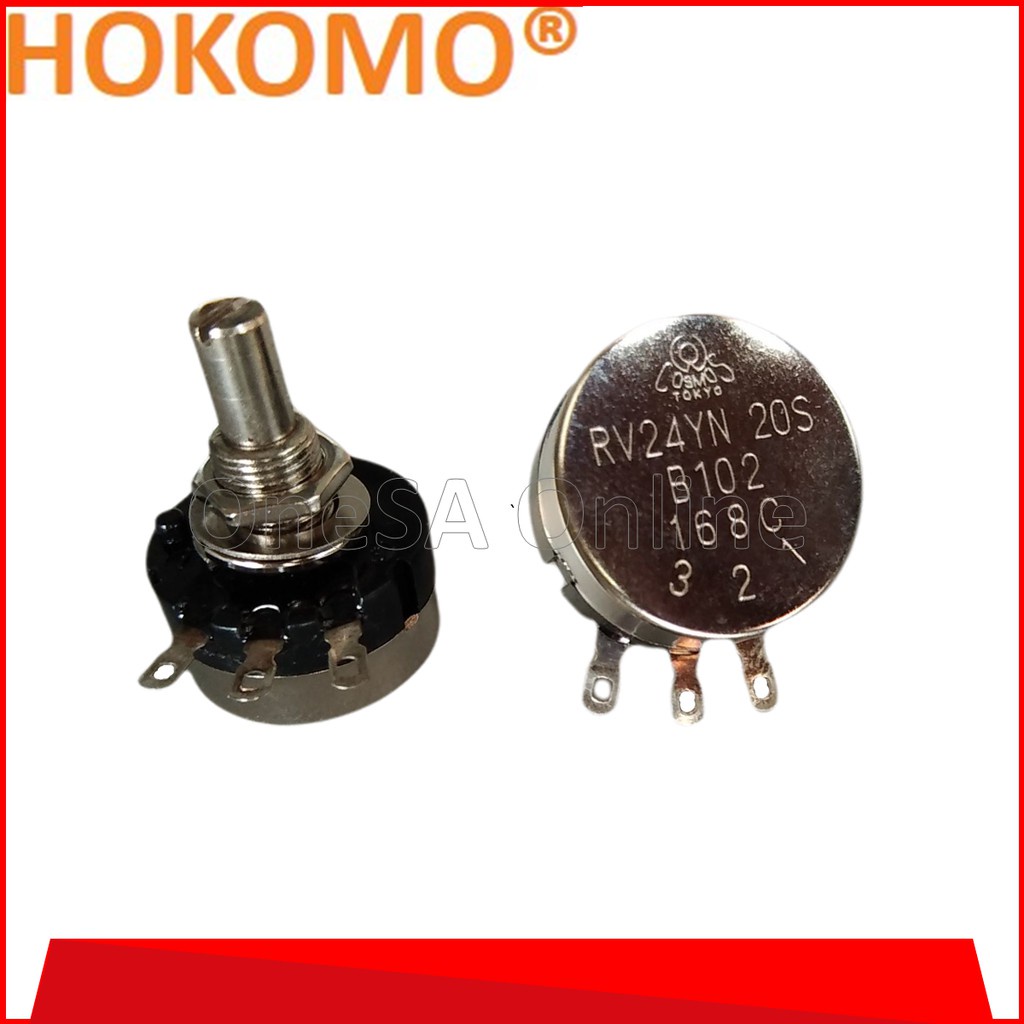 TOCOS VARIABLE RESISTOR, 1K/10K/100K/1000K OHM, (VR-B102/VR-B103/VR ...