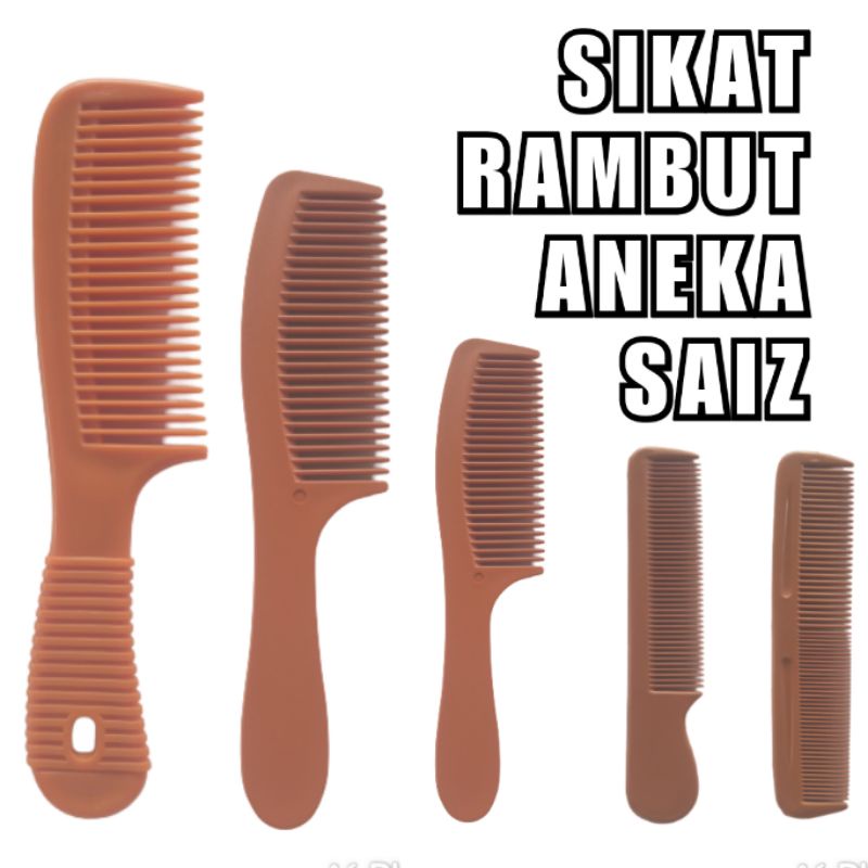 MAGNOLIA Sikat Rambut Pelbagai Saiz Hair Brush Multiple Shape & Size ...