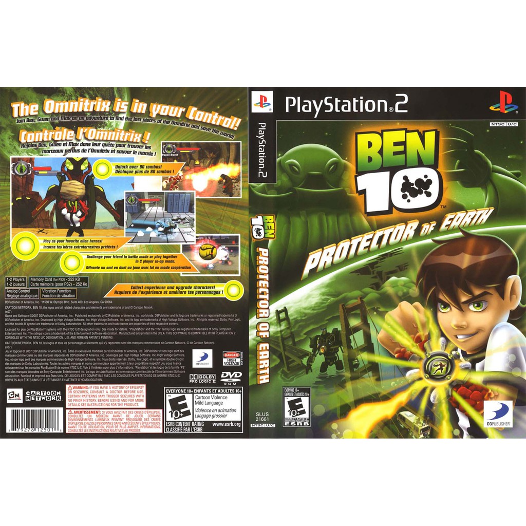 PS2 Ben 10 Protector Of Earth ( DVD Games ) | Shopee Malaysia